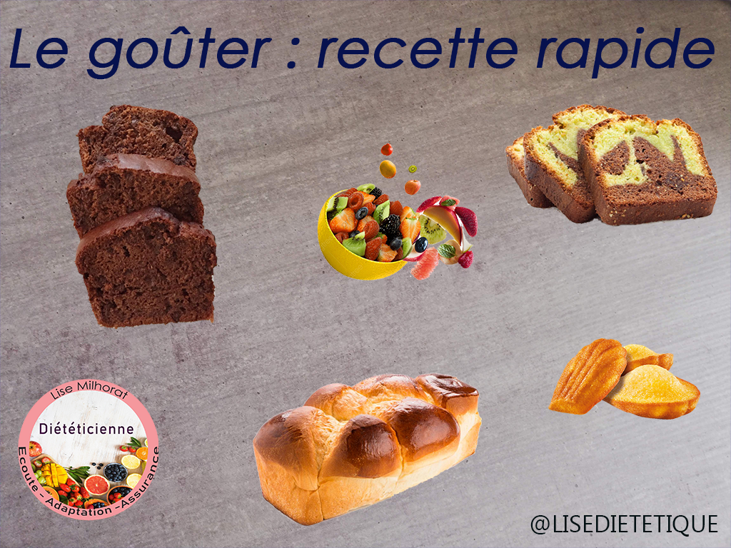 Gâteau rapide pour goûter - Lise Diététique