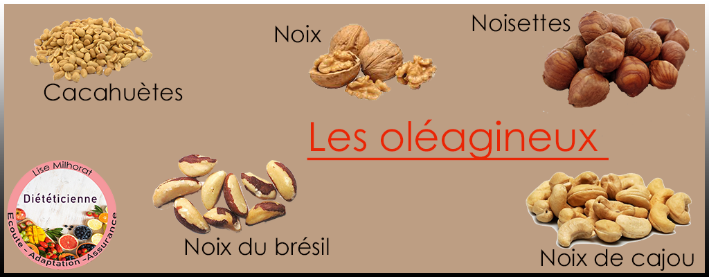 Les oléagineux - Lise Diététique
